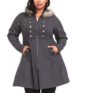 torrid | Jackets & Coats | X 2x 3x 4x Torrid Outlander Jamie Fur Swing ...